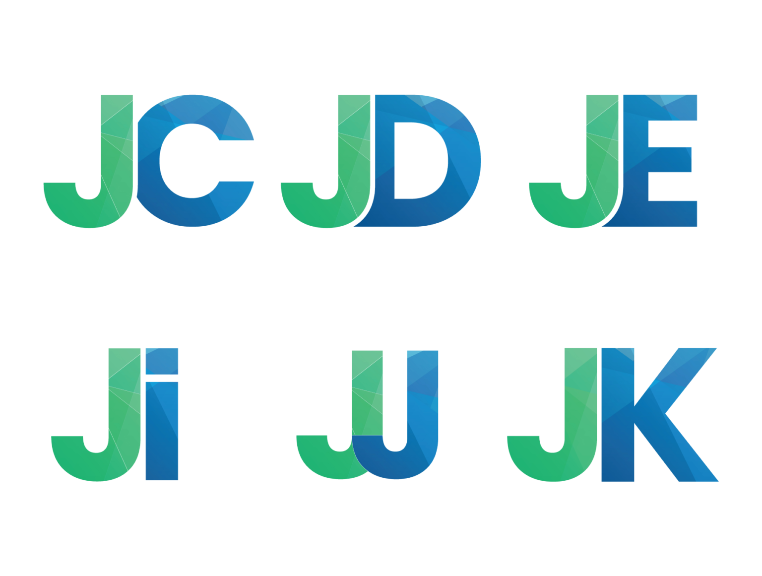 26 JA to JZ Alphabet Monograms - MasterBundles