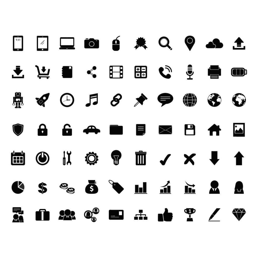 Icons , All vector Icon - MasterBundles