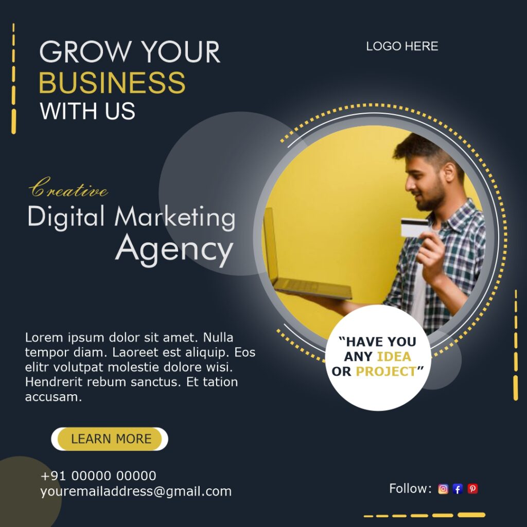 4 Attractive Instagram Templates | Social Media Posts - MasterBundles