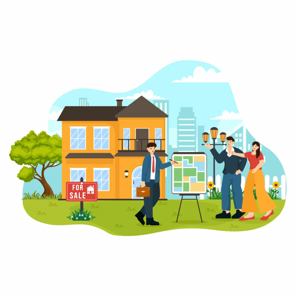 12 Land Broker Illustration - MasterBundles