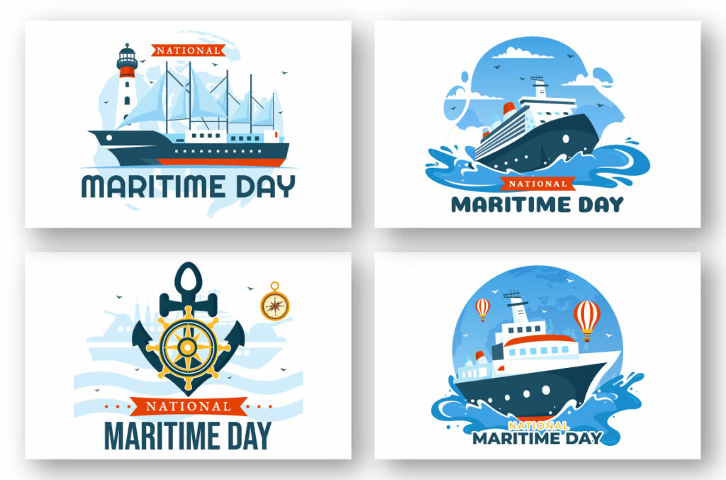 12 World Maritime Day Illustration - MasterBundles