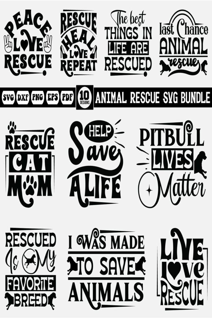 Animal Rescue Svg Bundle - MasterBundles