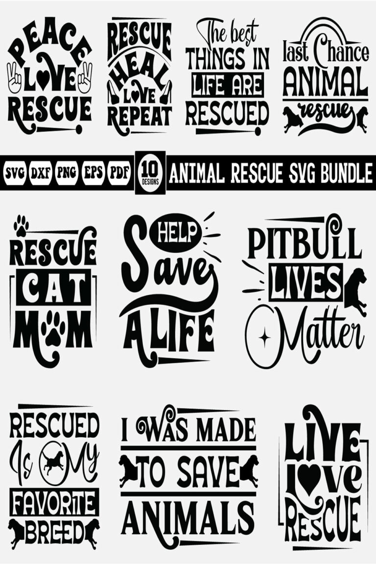 Animal Rescue Svg Bundle - MasterBundles