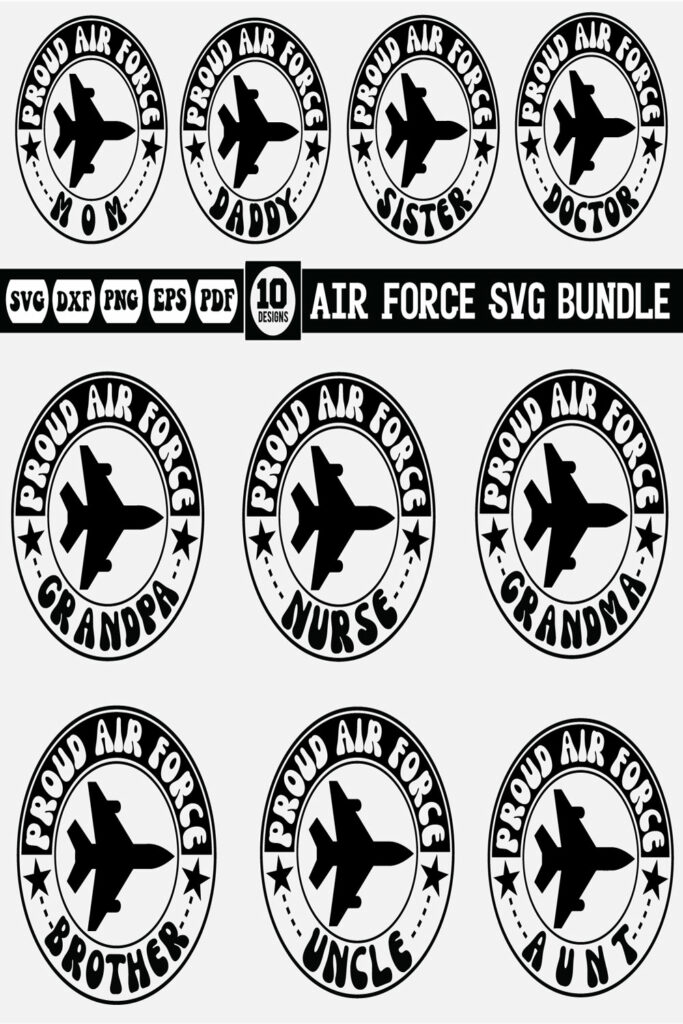 air force Svg bundle - MasterBundles