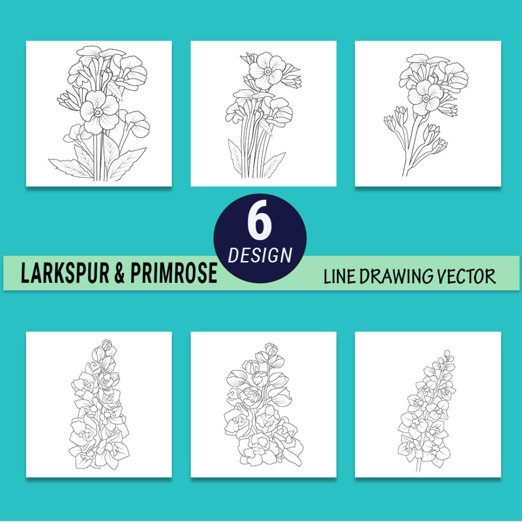 small minimalist larkspur tattoo, pencil delphinium drawing, outline ...