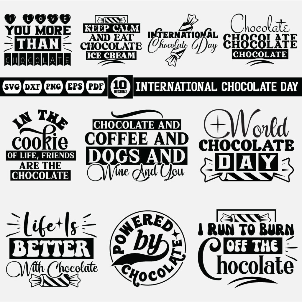 International Chocolate Day svg bundle - MasterBundles