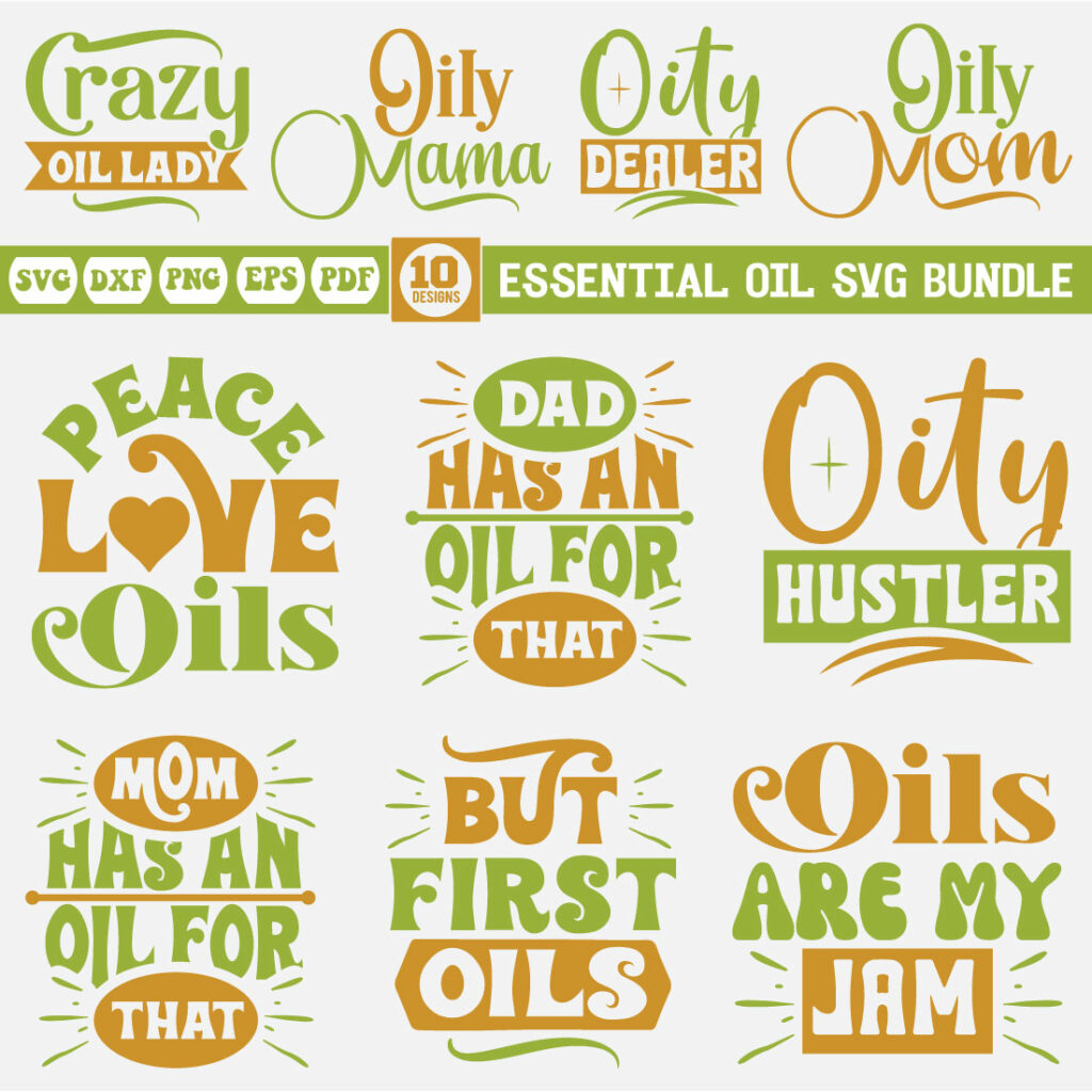 Essential Oil SVG Bundle - MasterBundles