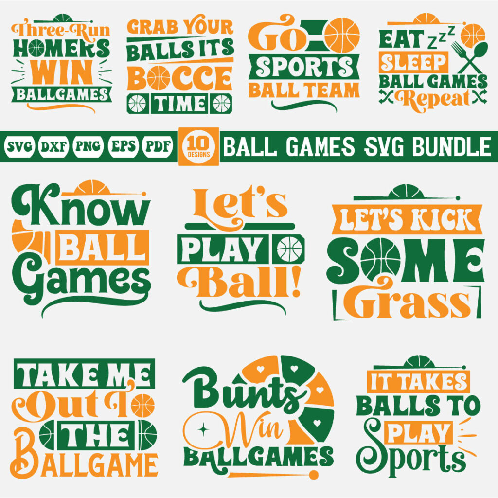 Ball Games svg bundle - MasterBundles
