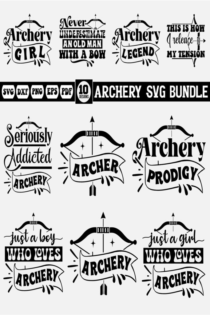 Archery Svg Bundle - MasterBundles