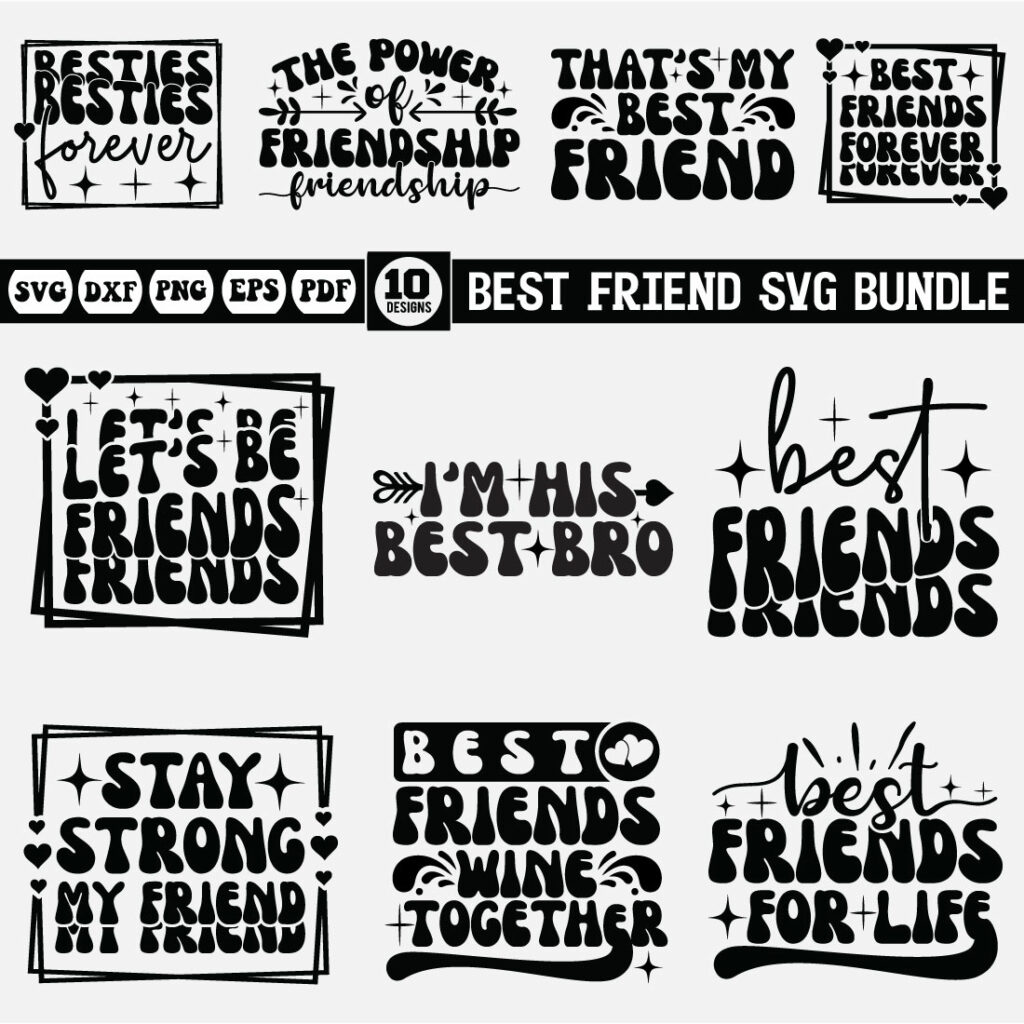 Best Friends Svg bundle - MasterBundles