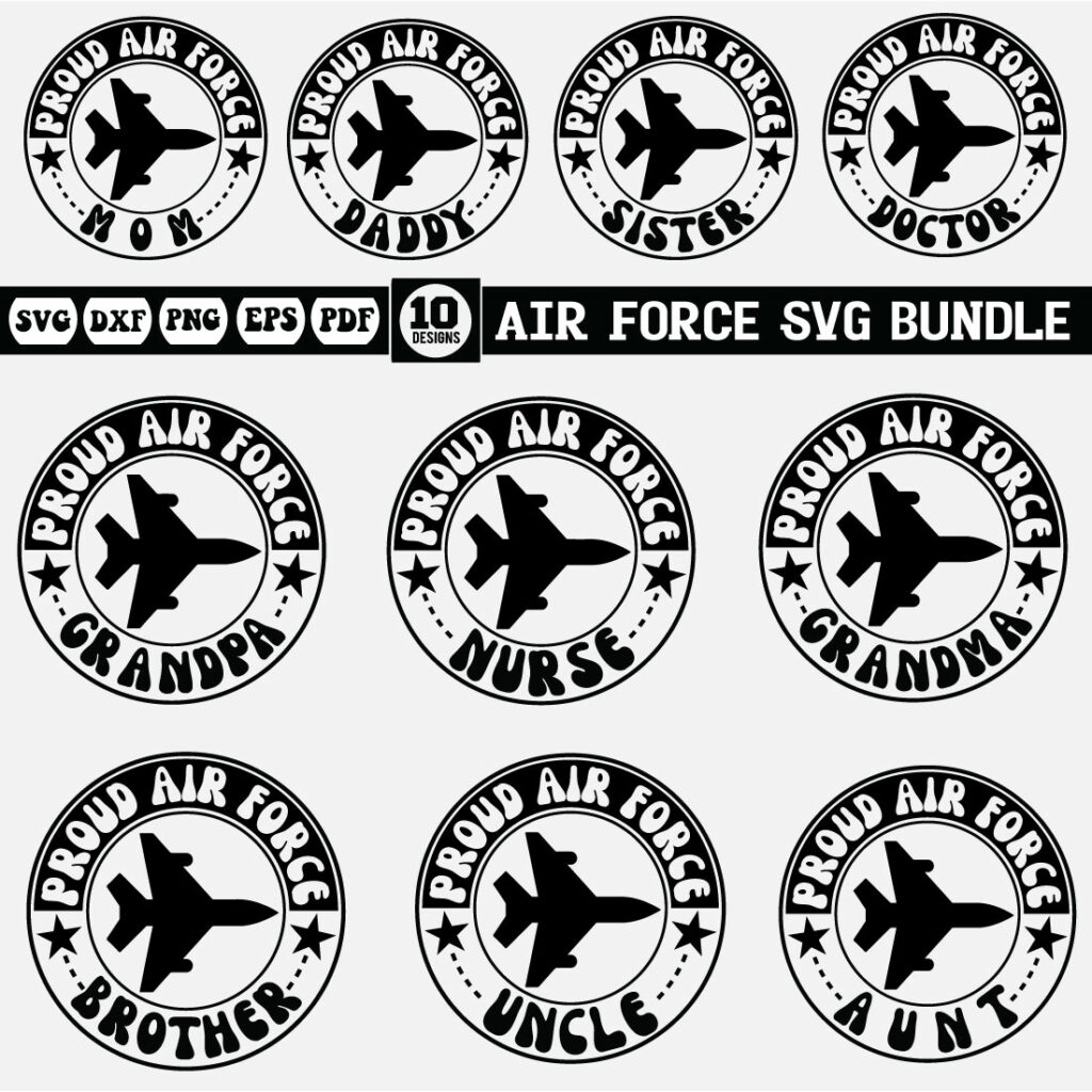 air force Svg bundle - MasterBundles