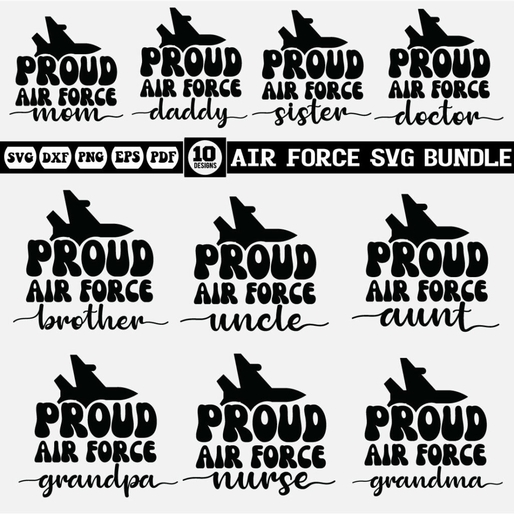 air force svg bundle--5 - MasterBundles