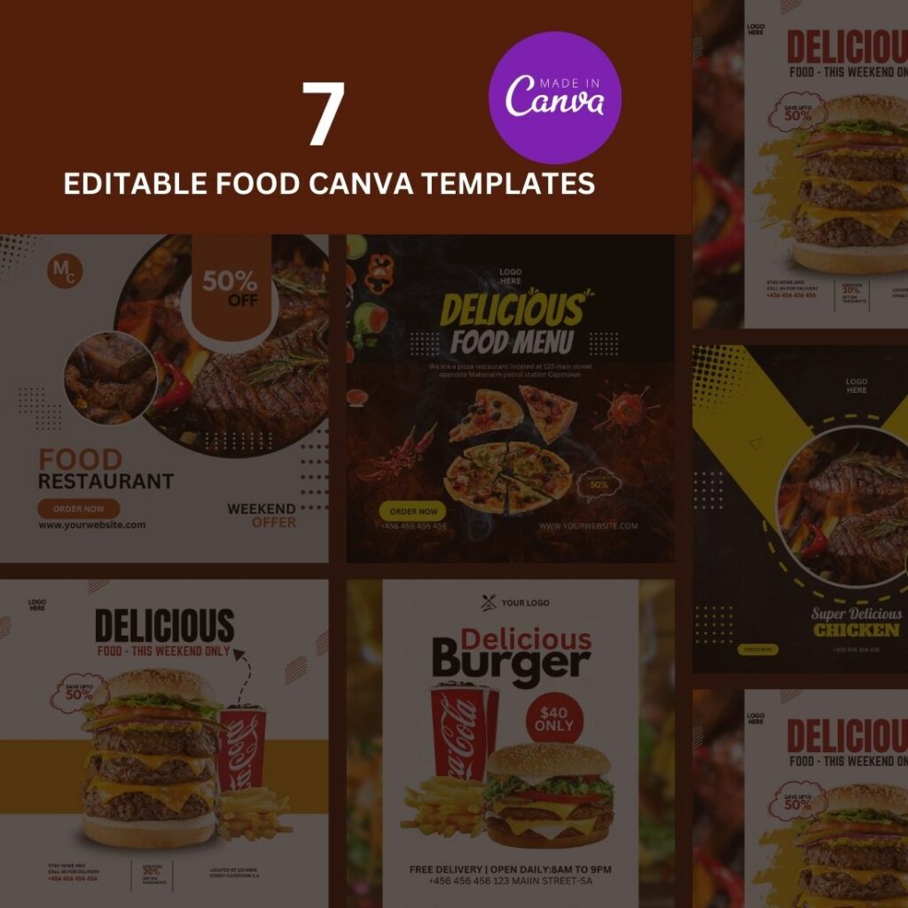 Food Design Templates - MasterBundles