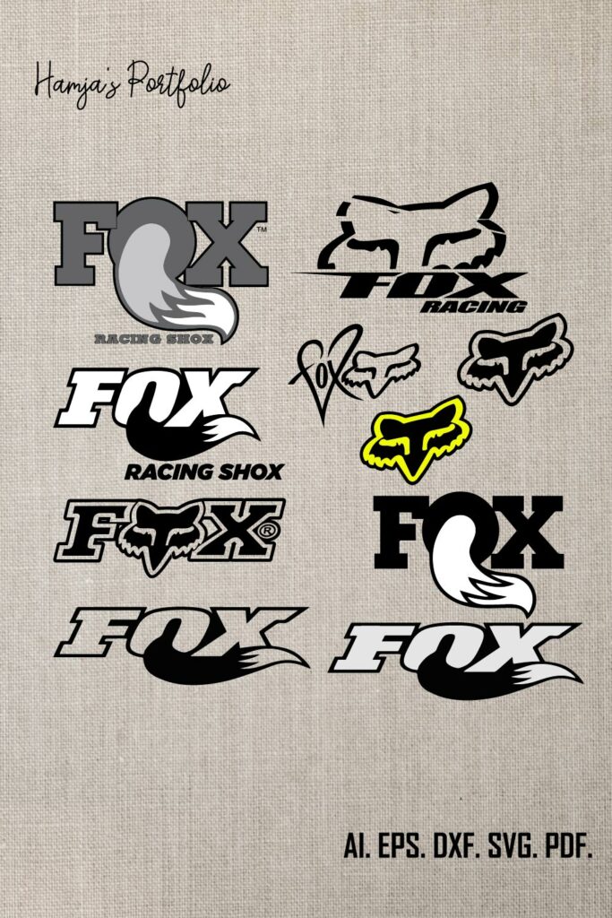 Fox Racing Logo Svg, Motocross Fox Racing, Mountain Bike Bundle Svg ...