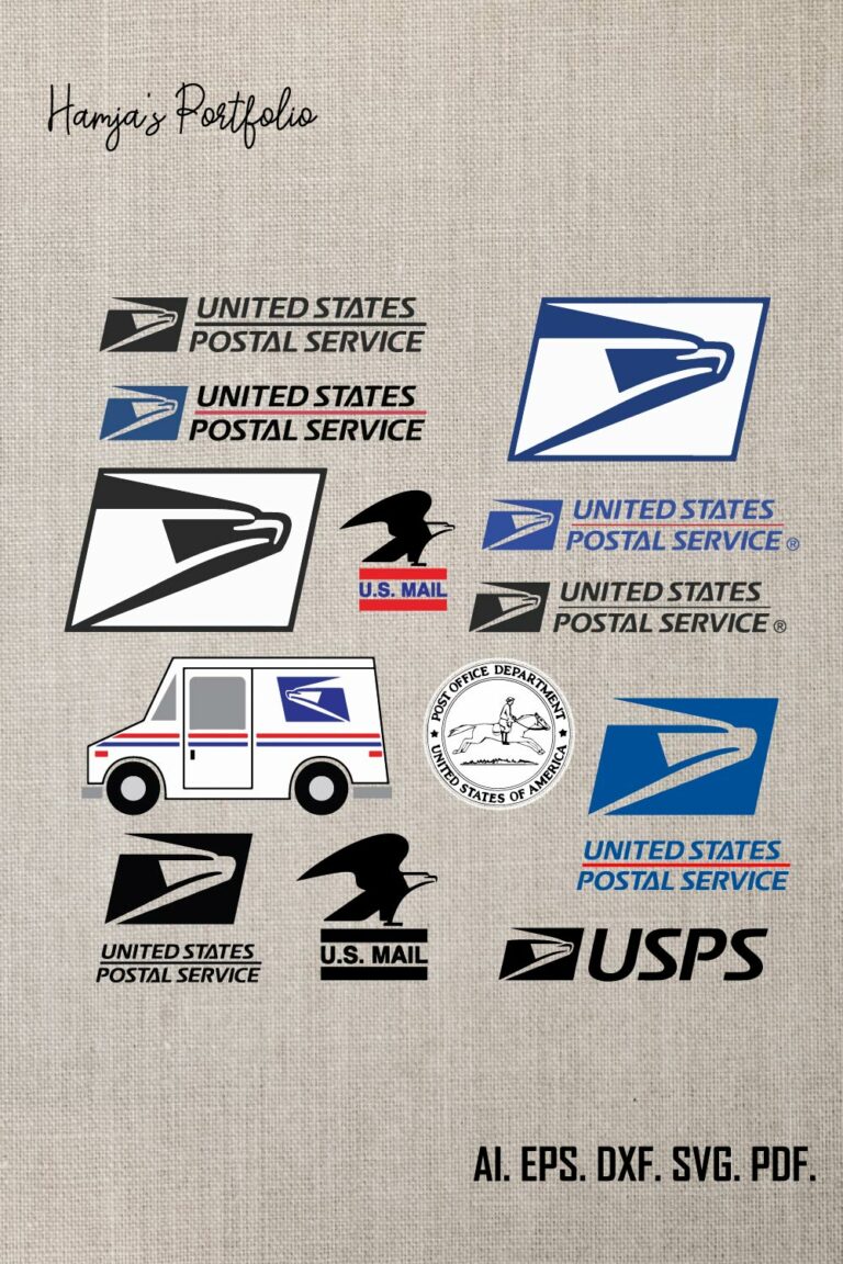 Mail Truck SVG, USPS, US Mail Vector. Logo bundle.USPS Logo bundle ...