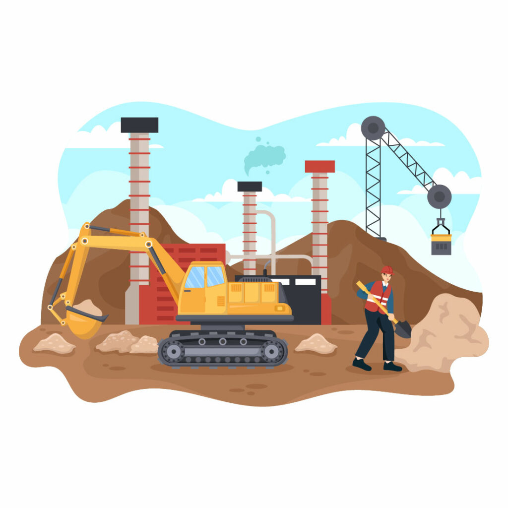 12 Mining Company Illustration - MasterBundles