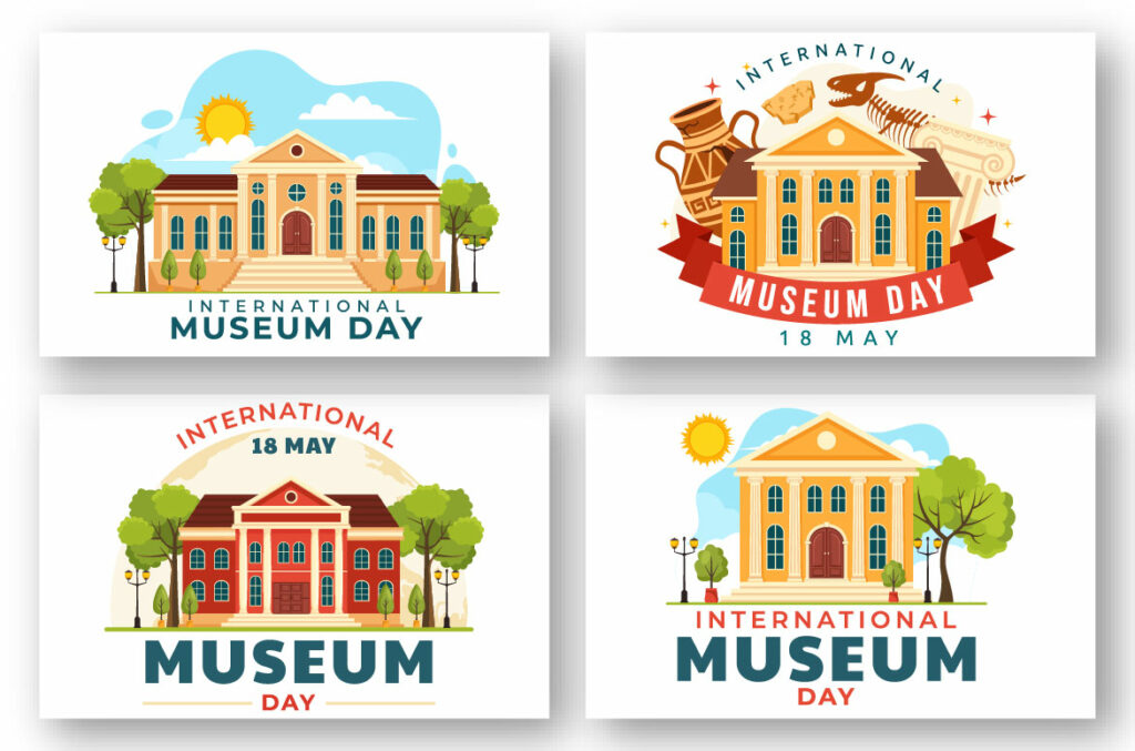 12 International Museum Day Illustration - MasterBundles