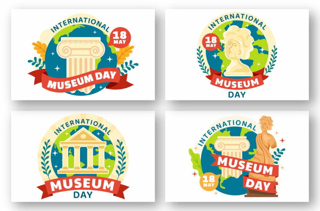 12 International Museum Day Illustration - MasterBundles