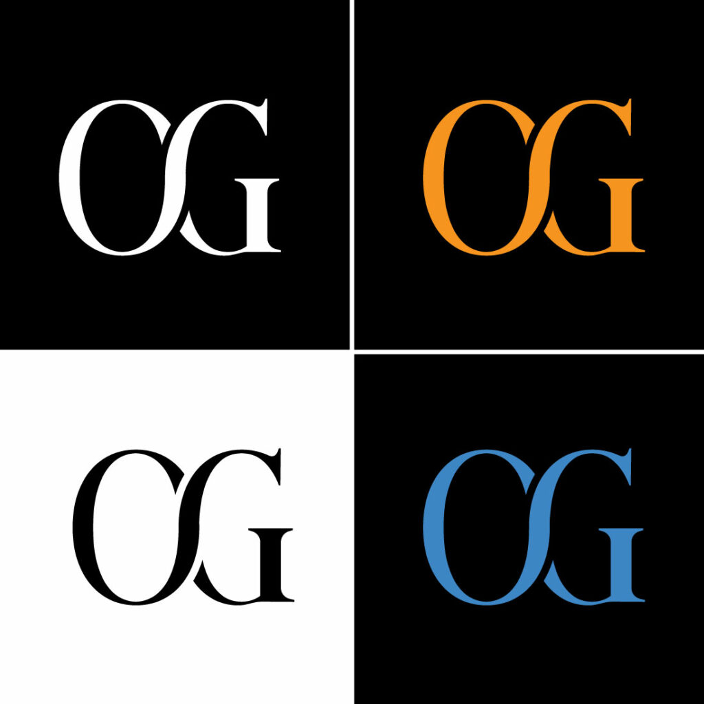 CG or OG Letter Logo Template-Brand Identity - MasterBundles
