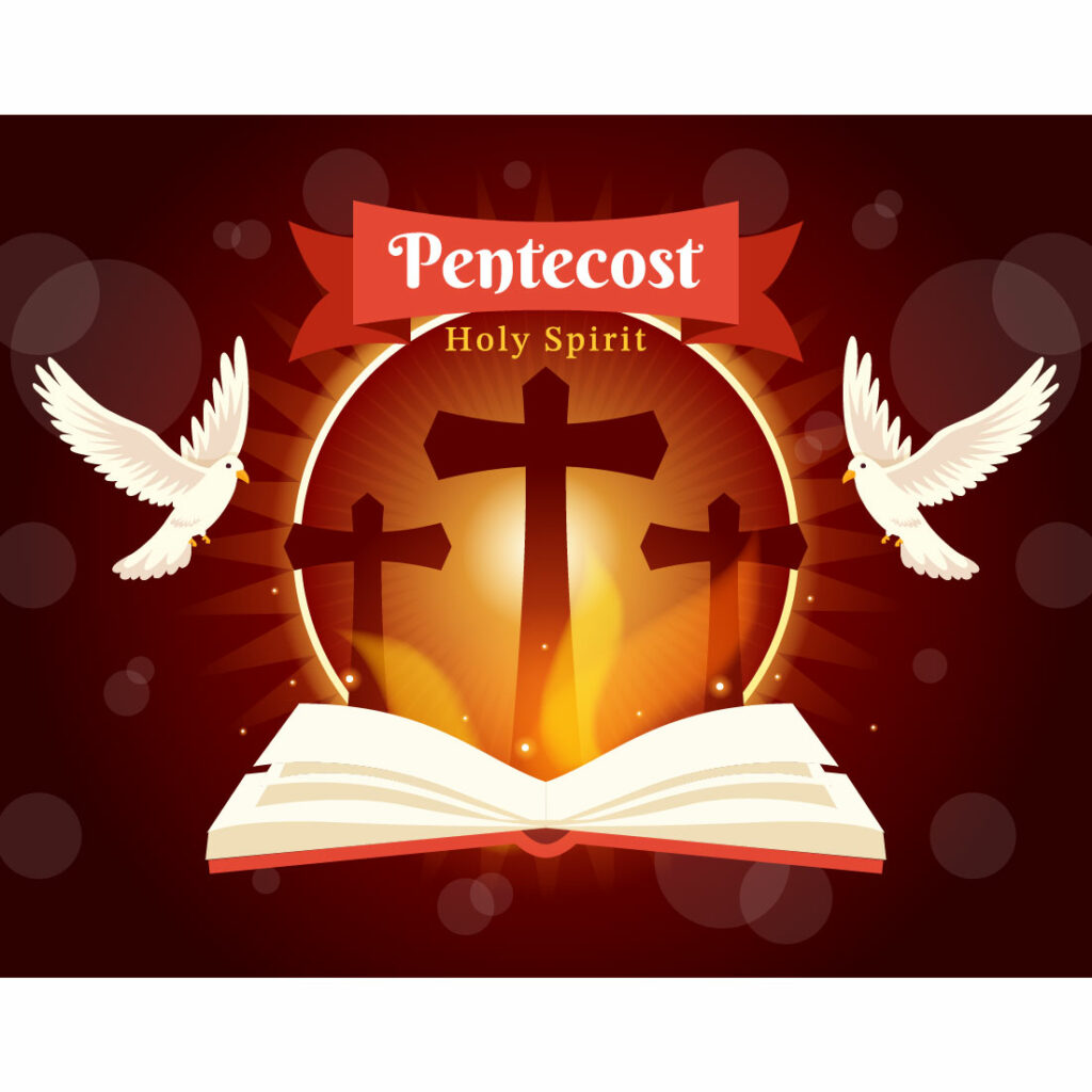 12 Pentecost Illustration - MasterBundles