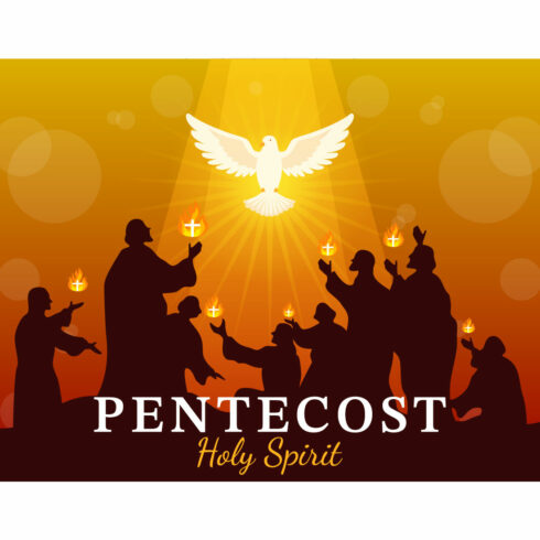 12 Pentecost Illustration - MasterBundles