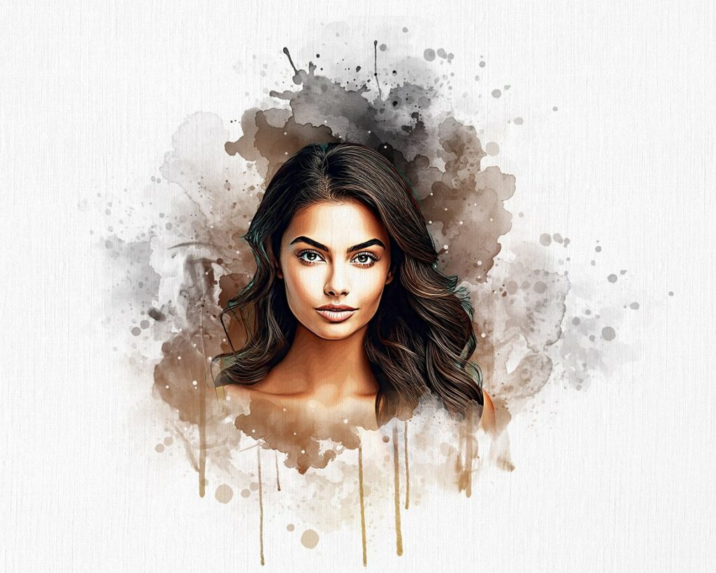 Editable Portrait Photo Effect Template - MasterBundles