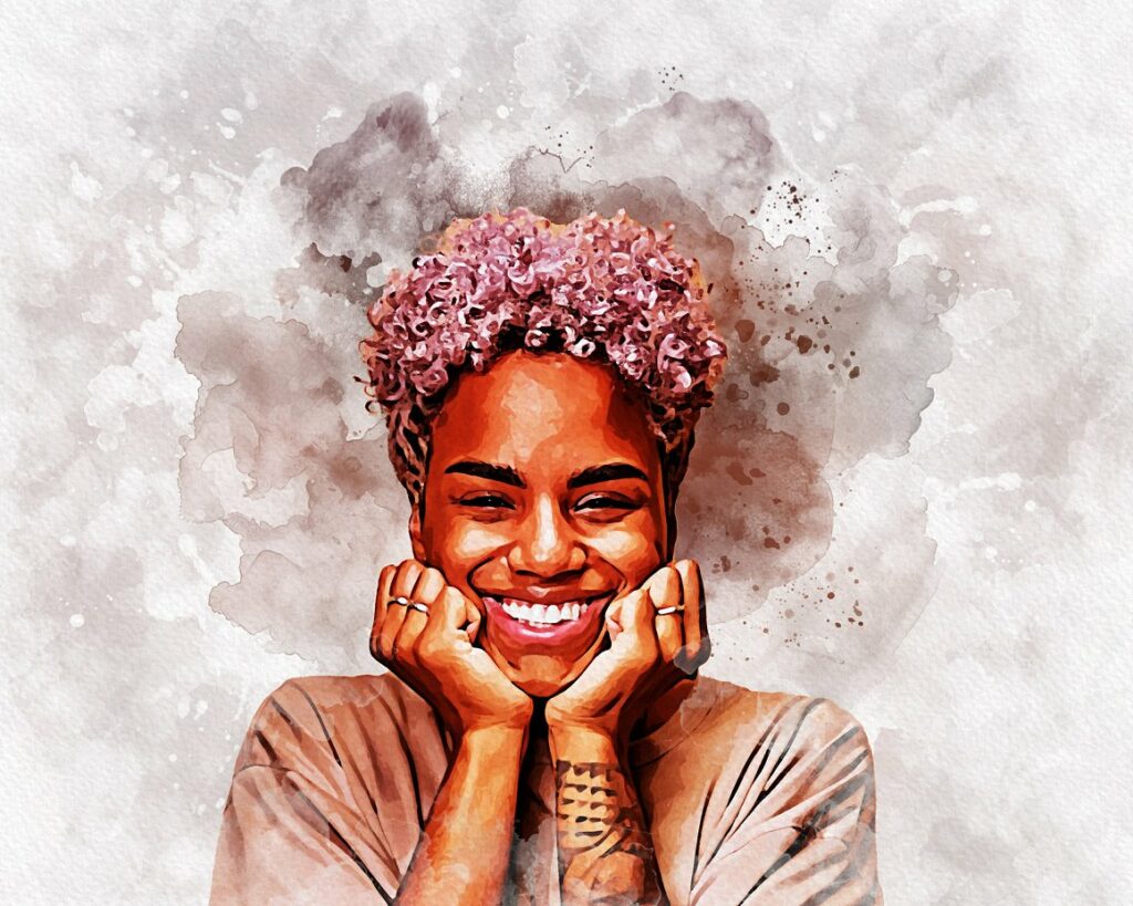 Editable Portrait Photo Effect Template - MasterBundles