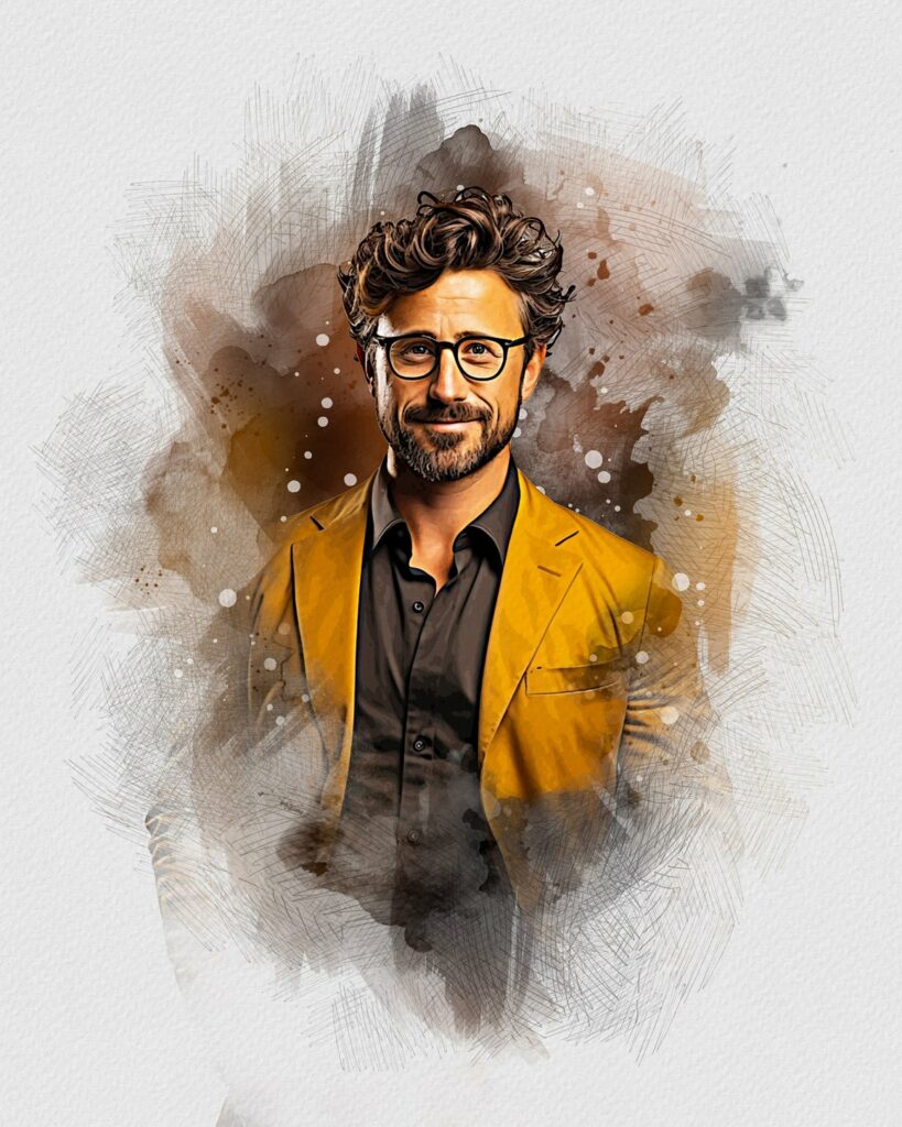 Editable Portrait Photo Effect Template - MasterBundles