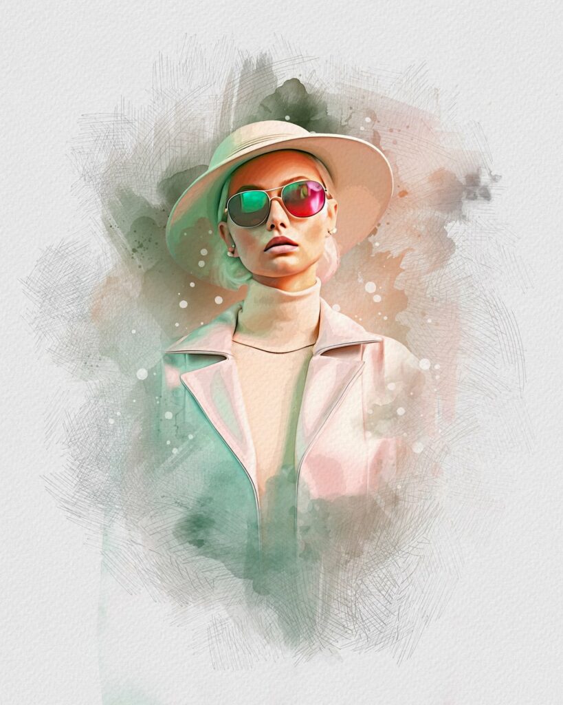 Editable Portrait Photo Effect Template - MasterBundles