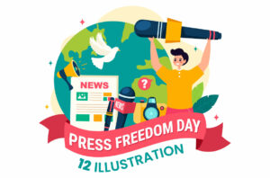 12 World Press Freedom Day Illustration - MasterBundles