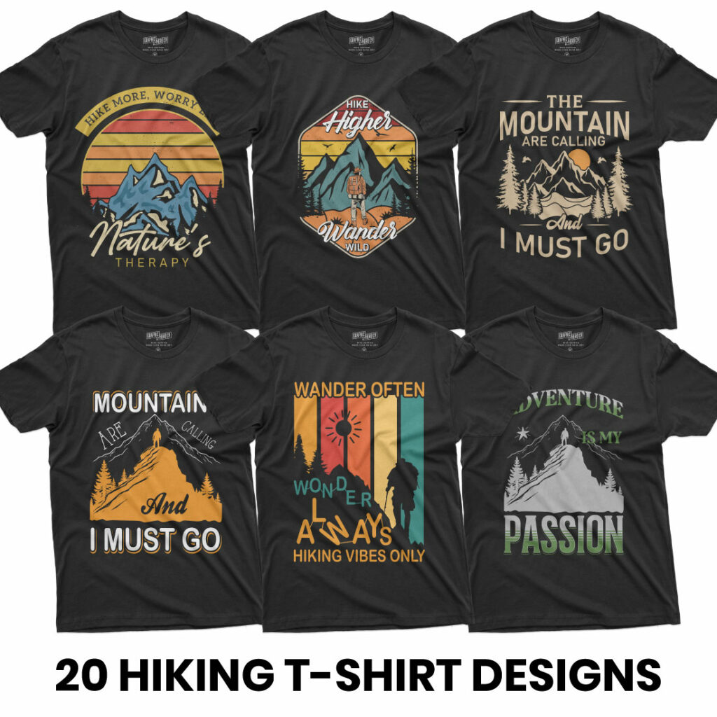 Hiking Outdoor Explore T-Shirt Design