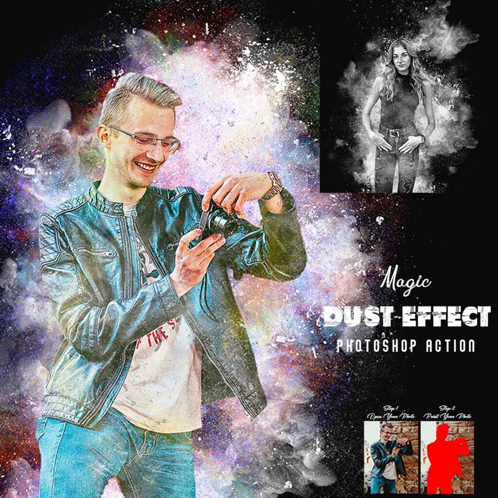 Magic Dust Effect Photoshop Action - MasterBundles