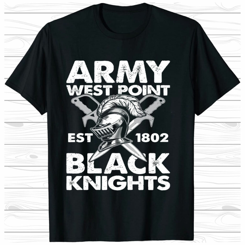 Army west point Black knights T-Shirt Design - MasterBundles
