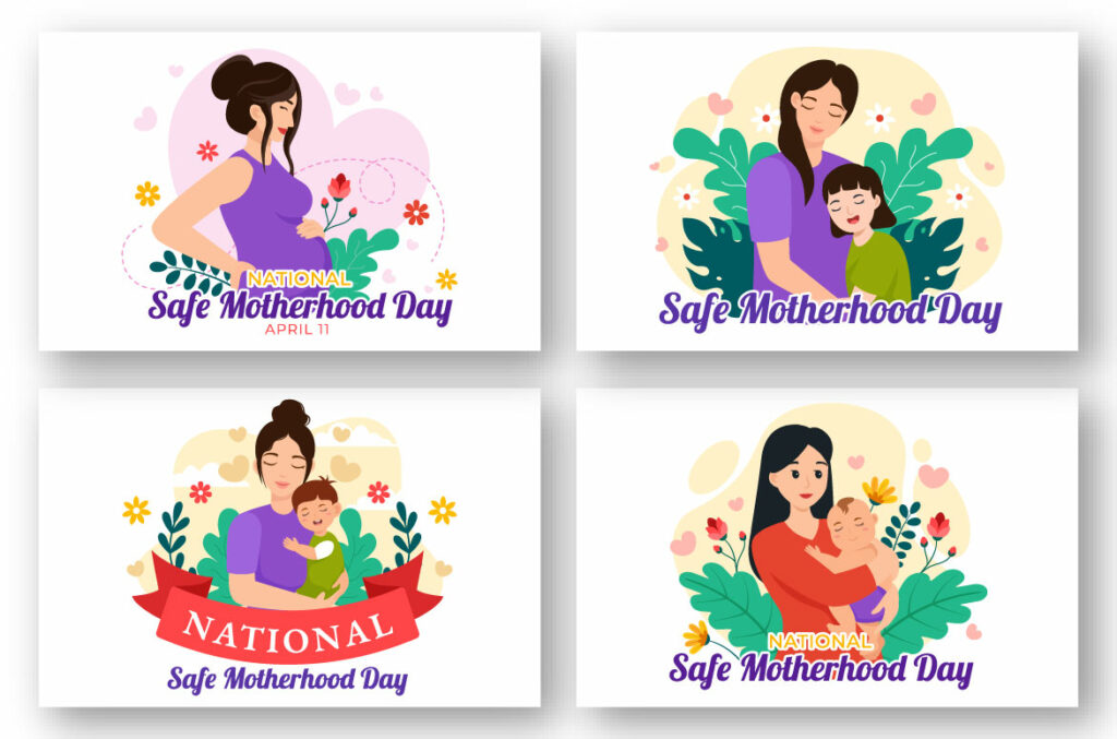 12 National Safe Motherhood Day Illustration - MasterBundles