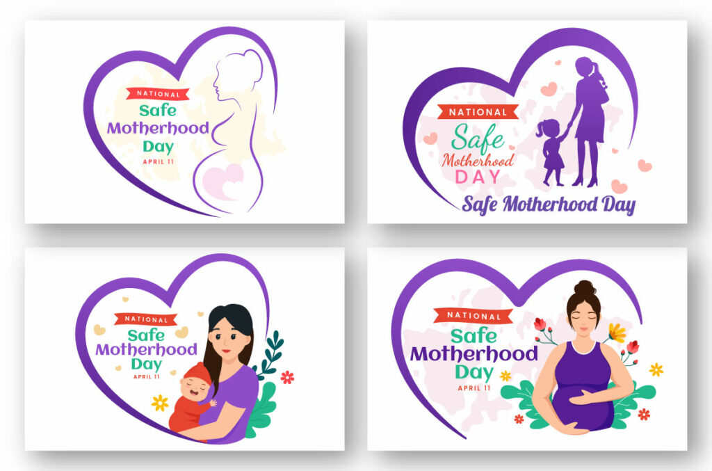 12 National Safe Motherhood Day Illustration - MasterBundles