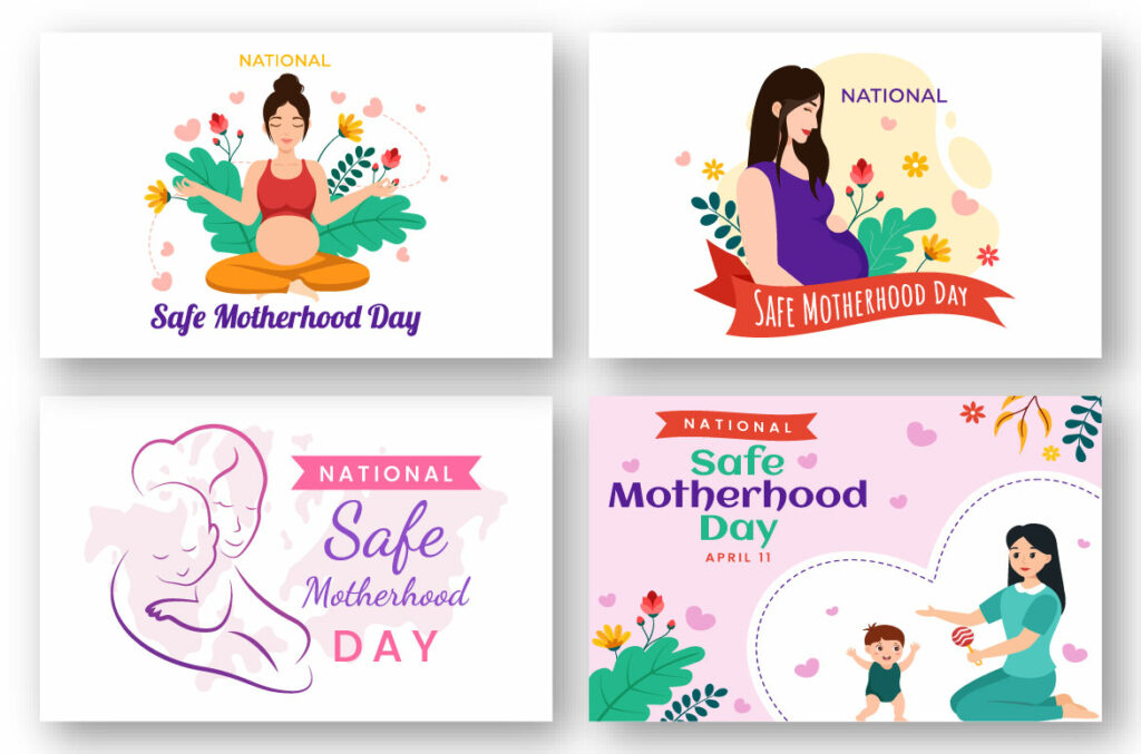 12 National Safe Motherhood Day Illustration - MasterBundles