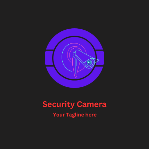 Security Camera - Logo Design Template Total = 05 - MasterBundles