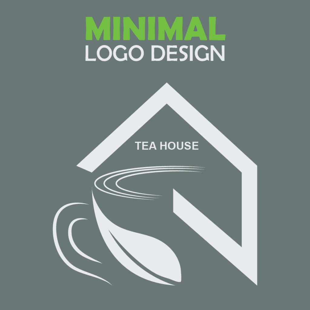 unique and professional tea shop or tea house logo design template ...