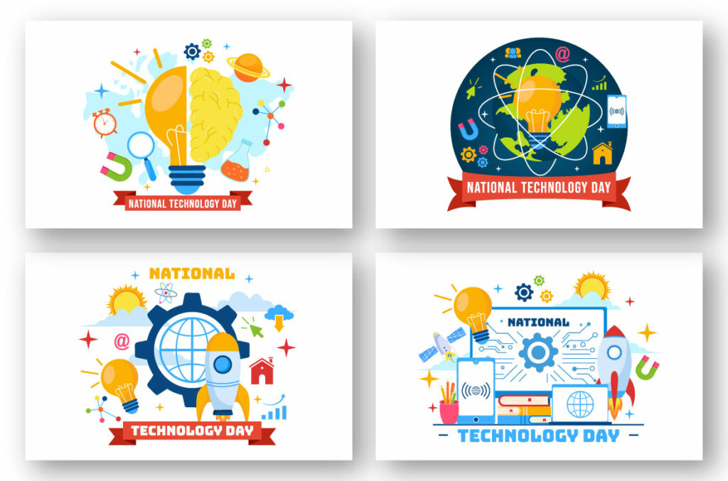 12 National Technology Day Illustration - MasterBundles