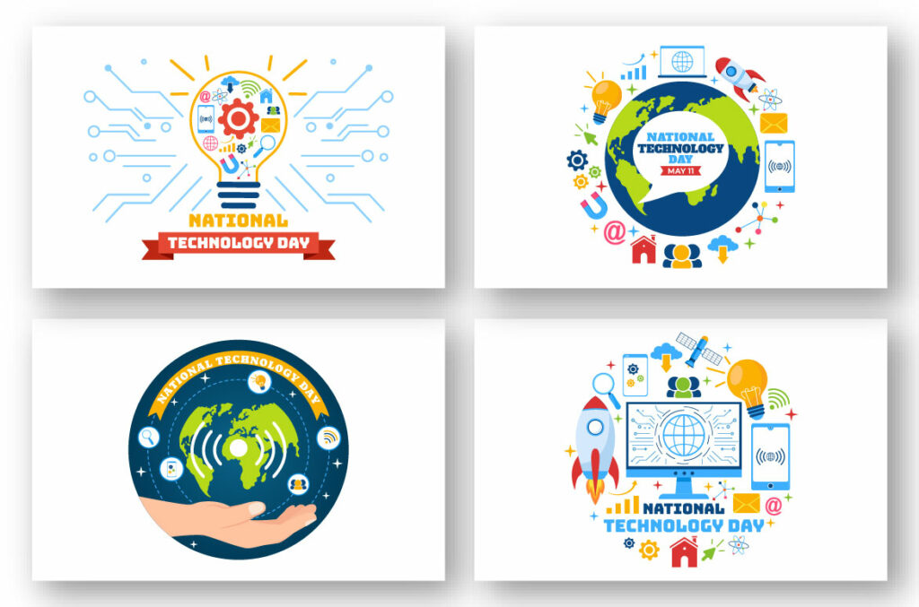12 National Technology Day Illustration - MasterBundles