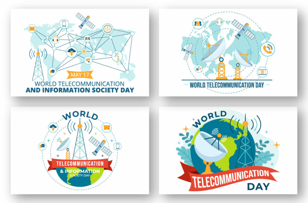 12 World Telecommunication and Information Society Day Illustration ...