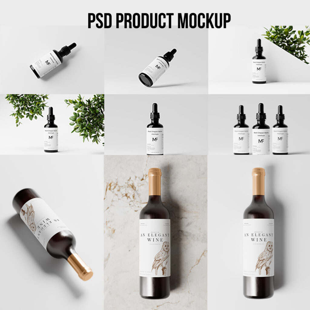 PSD Realistic Product Mockup - MasterBundles