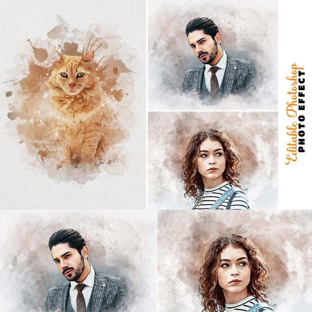 Editable Portrait Effect - MasterBundles