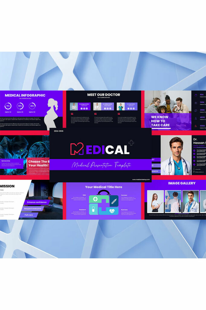 Medical Start-up PowerPoint Presentation Template - MasterBundles