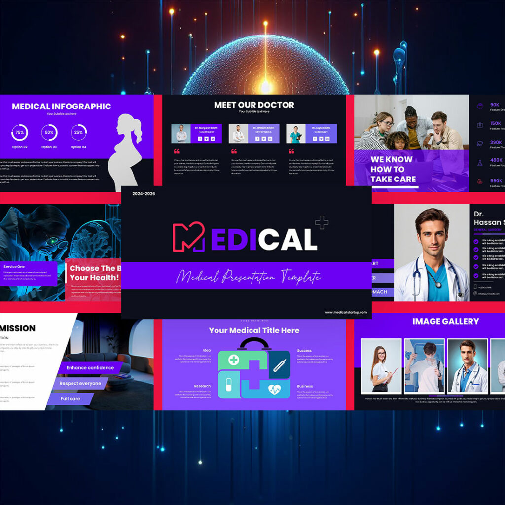 Medical Start-up Google slide Template - MasterBundles
