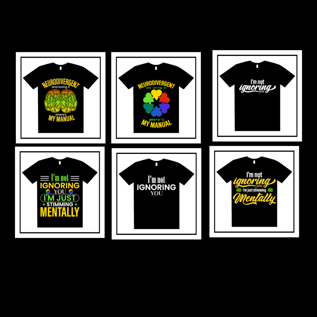 6 Print Ready World-Autism-Day- T-Shirt Designs Bundle - MasterBundles