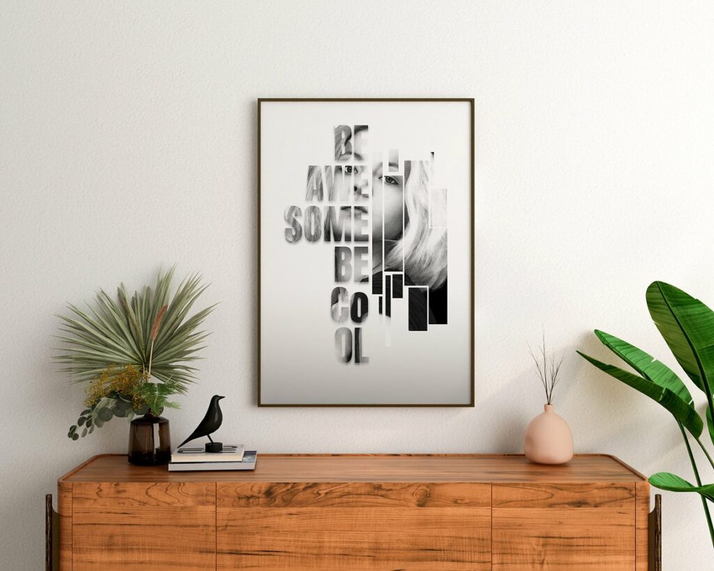Portrait Editable Text Photo Effect - MasterBundles