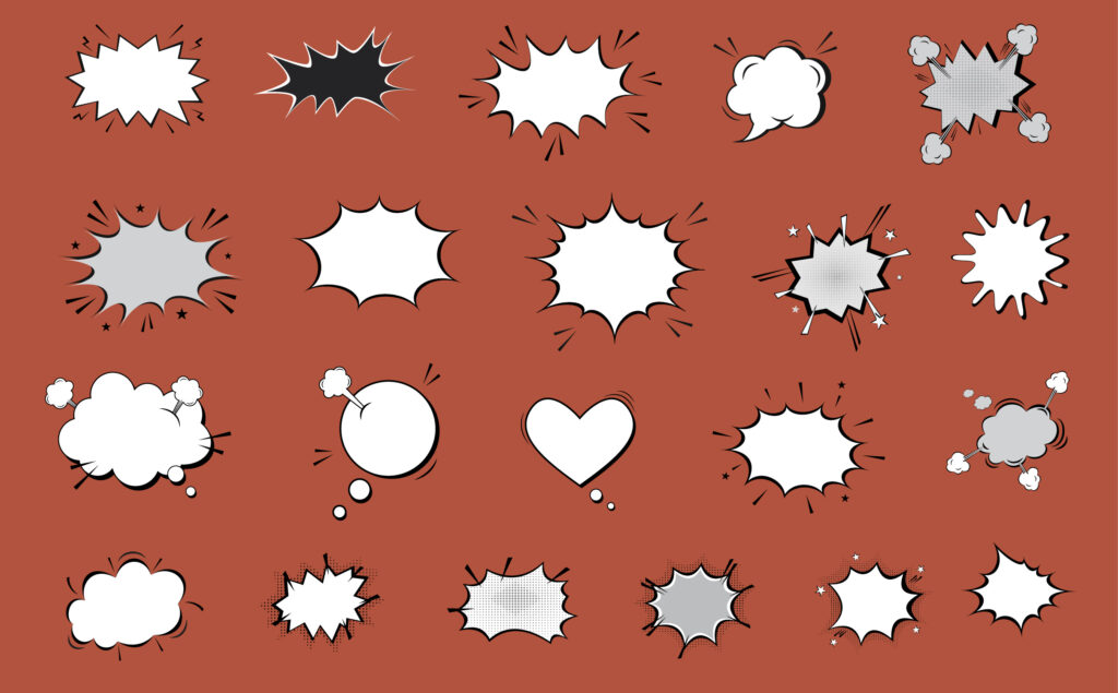 121 Vector Comic Shape Design - MasterBundles