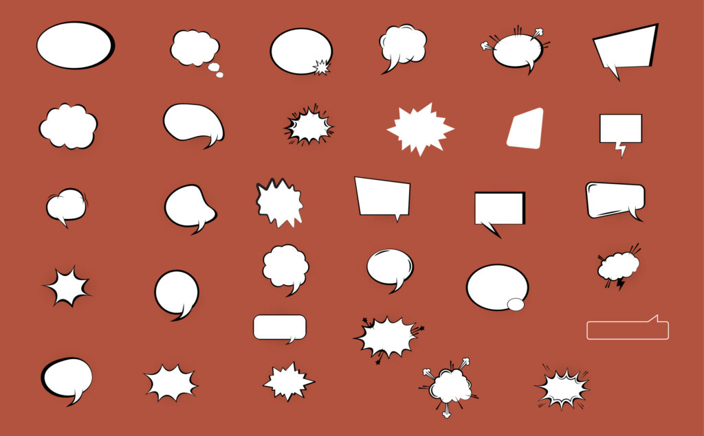 121 Vector Comic Shape Design - MasterBundles