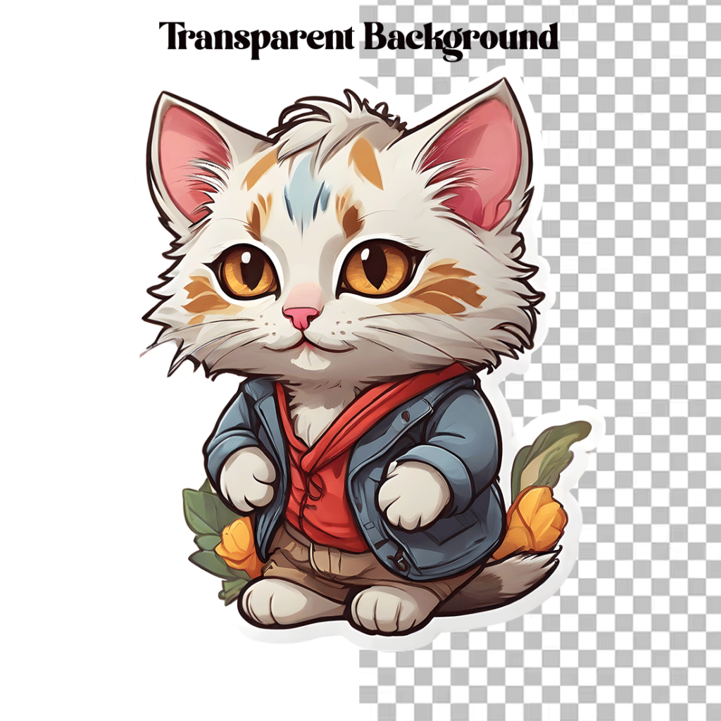 Cute American Cultural Cat Stickers - MasterBundles